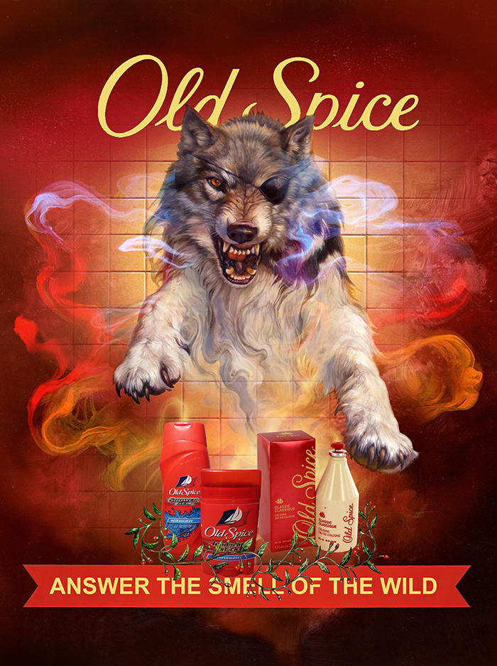 Old Spice - Boris Vallejo and Julie Bell