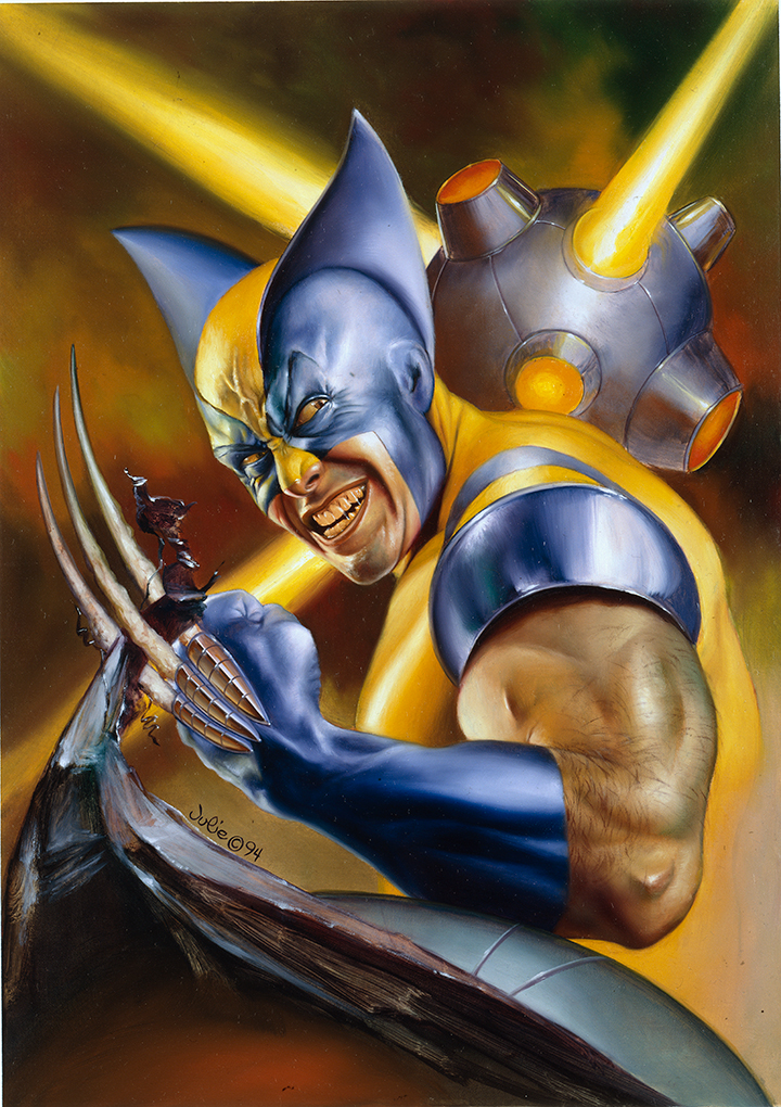 Wolverine in the Danger Room - Boris Vallejo and Julie Bell